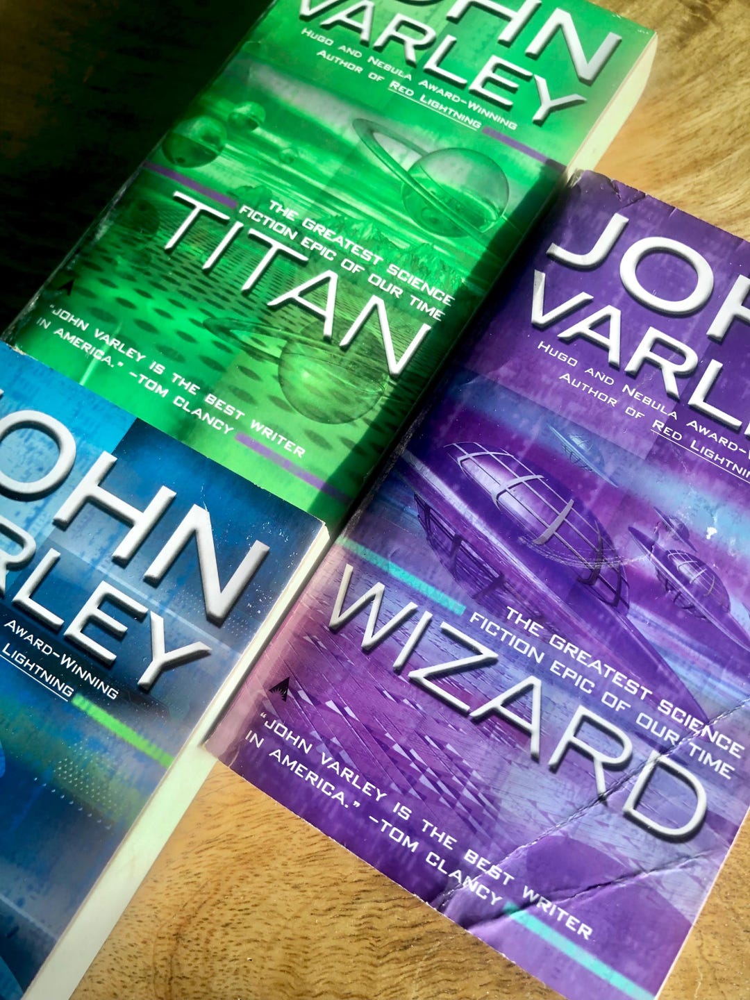 Set of 3 1980s John Varley Scifi Paperbacks / Gaean Trilogy / Vintage ...