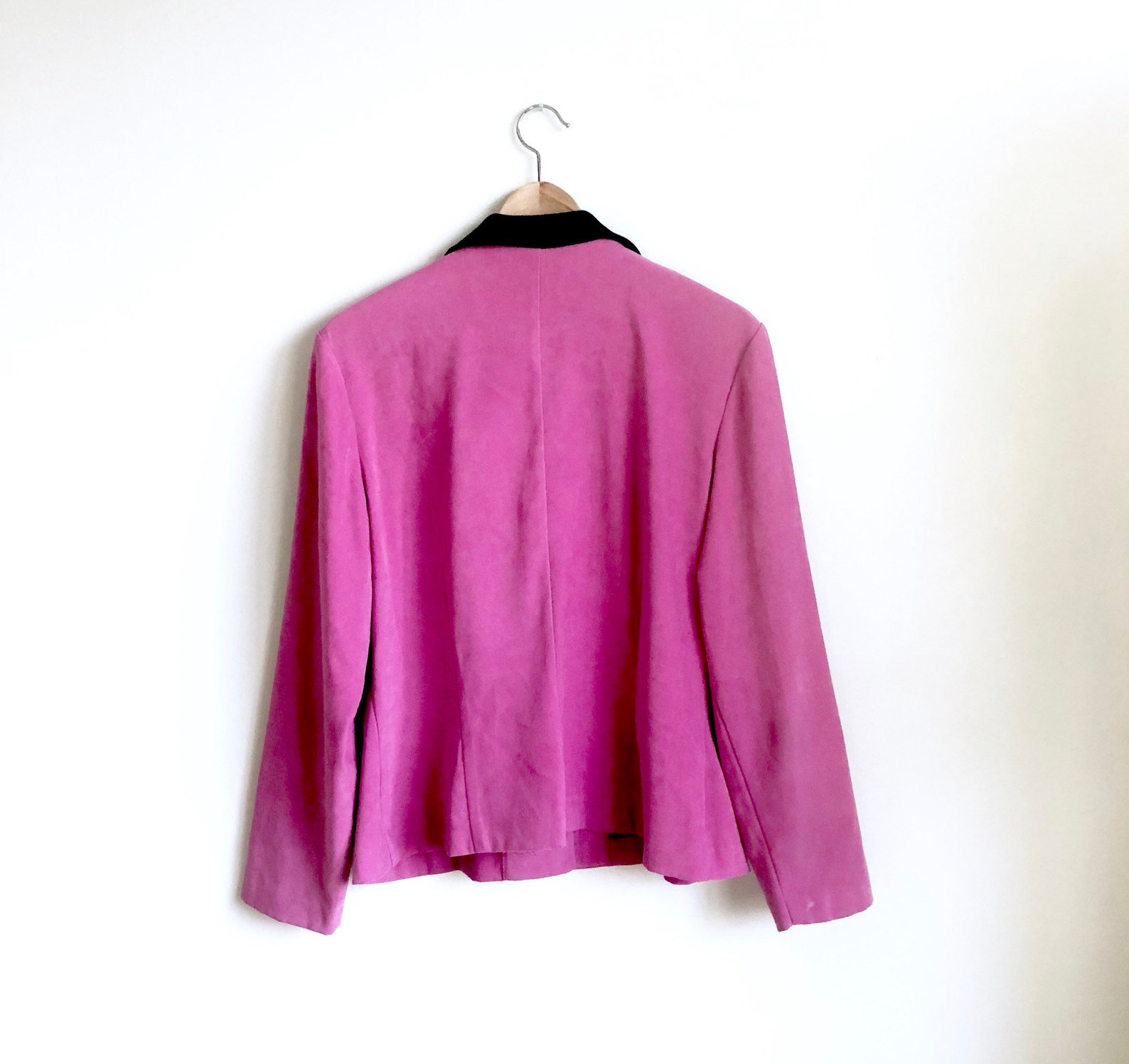 Vintage Microsuede Blazer in Radiant Orchid / Boxy Purple - Etsy