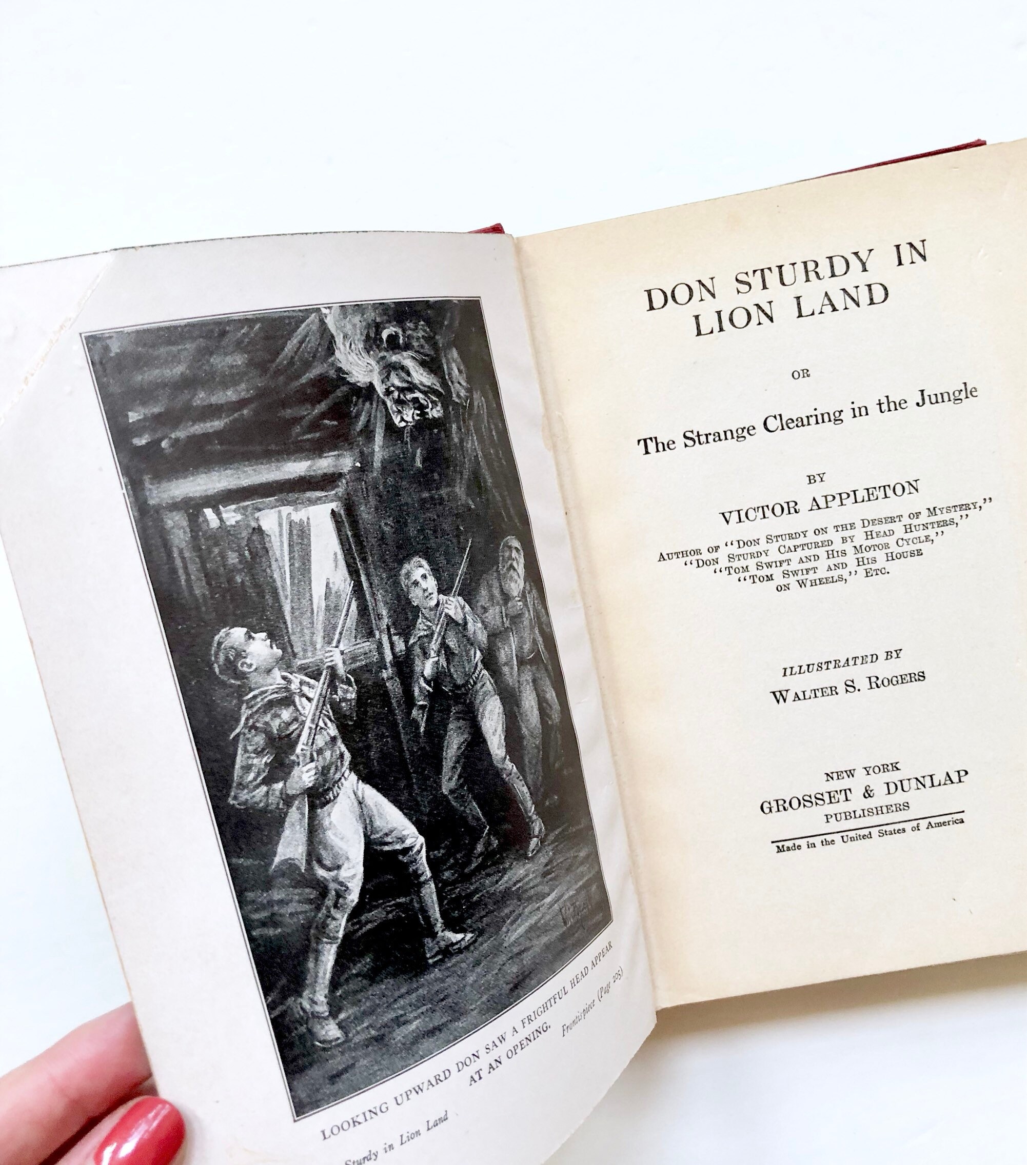 1920s Adventure Novel / Collectible Antique Book / Vintage Book Decor ...