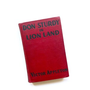 1920s Adventure Novel / Collectible Antique Book / Vintage Book Decor ...