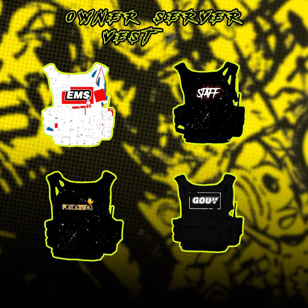 Owner Server Vest Fivem - Etsy Canada