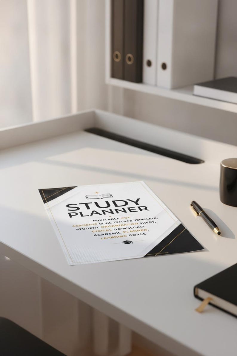 Weekly Study Goal Download, Student Achievement Tracker, Instant ...