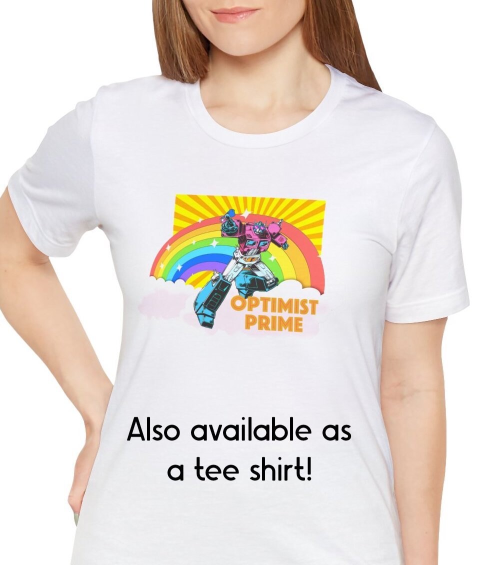 Optimist Mug, Optimus Prime, Transformers, Robot, Happy, Hipster, Funny ...