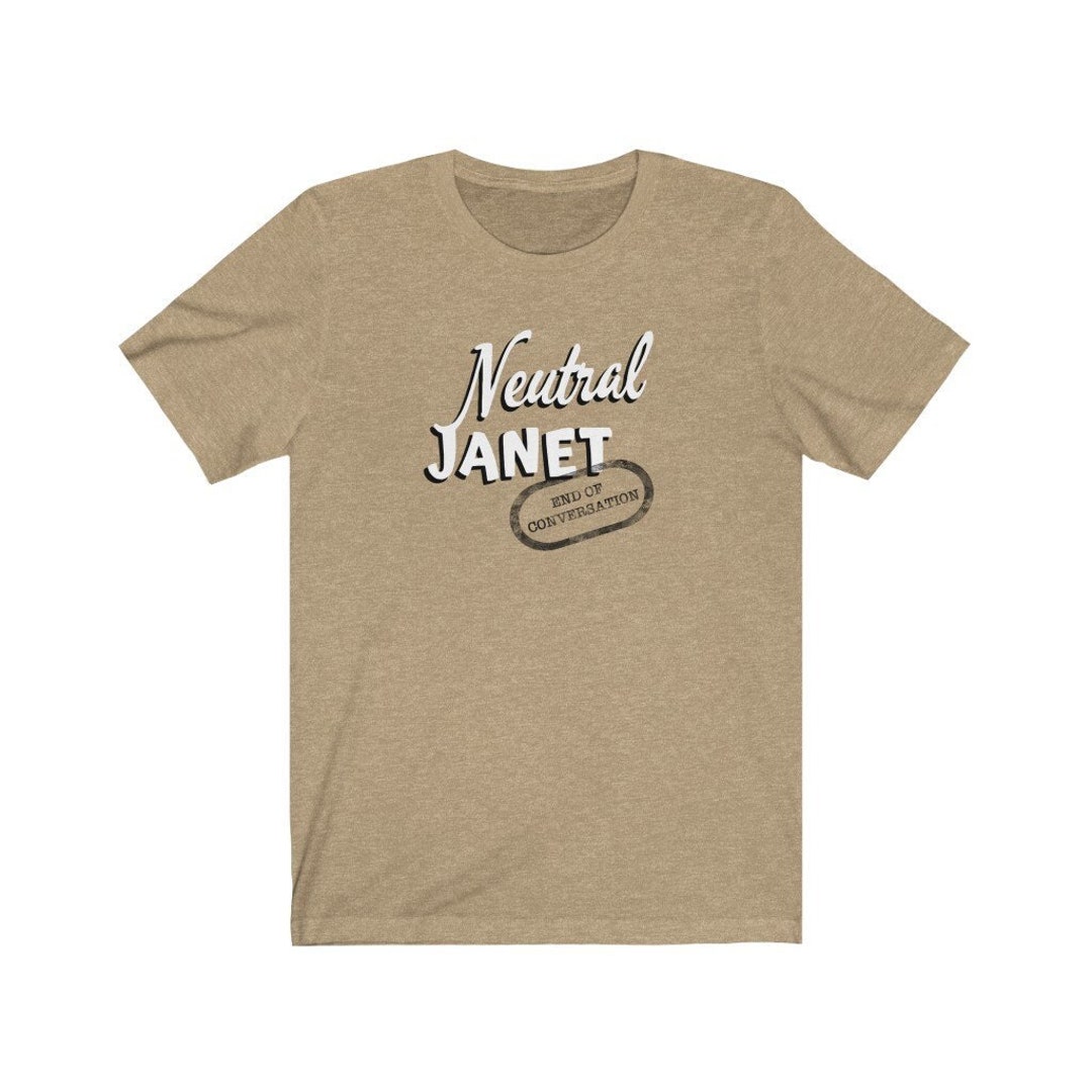 Neutral Janet Tee the Good Place Shirt Neutral Janet Shirt - Etsy