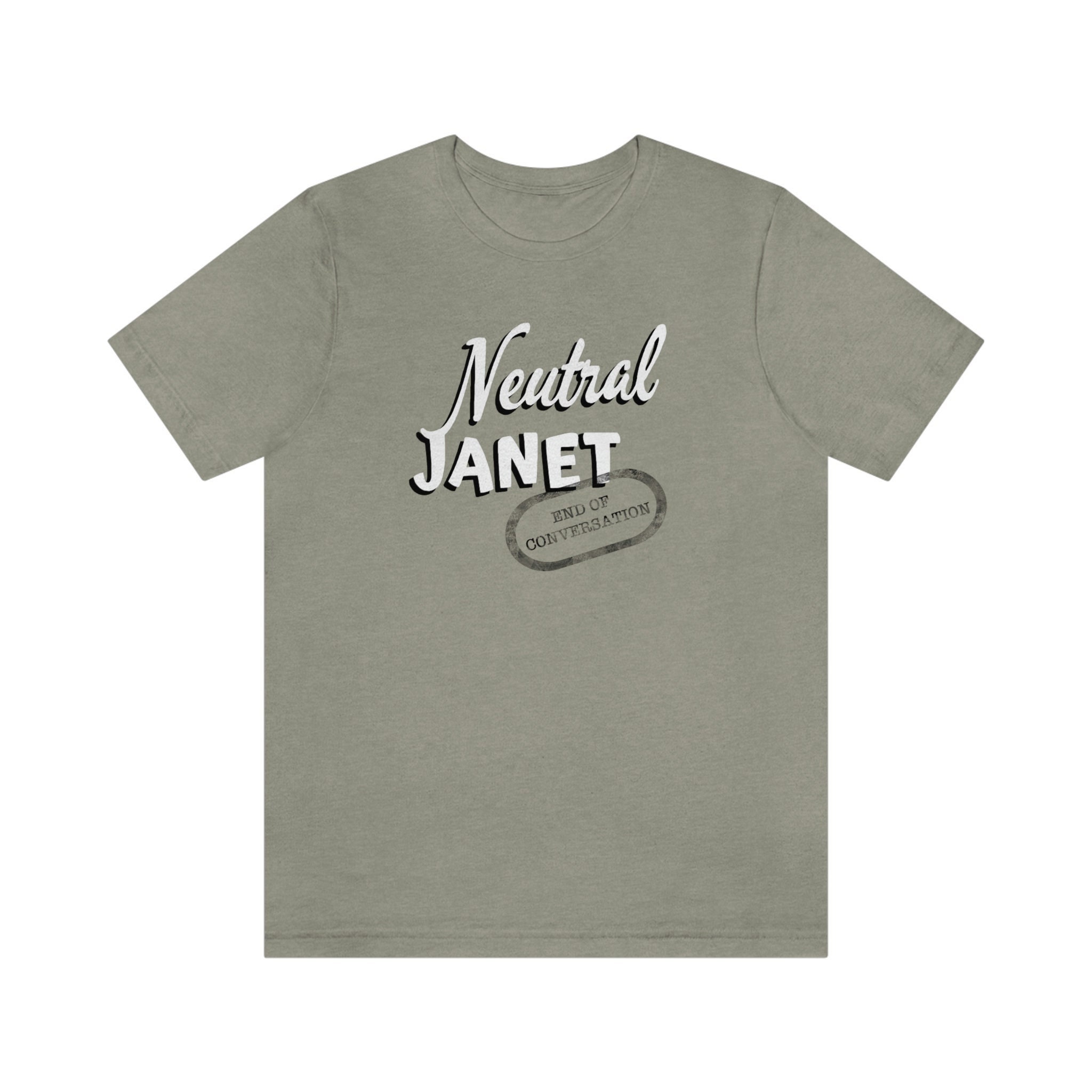 Camiseta neutral Janet, camisa The Good Place, camisa neutral Janet ...