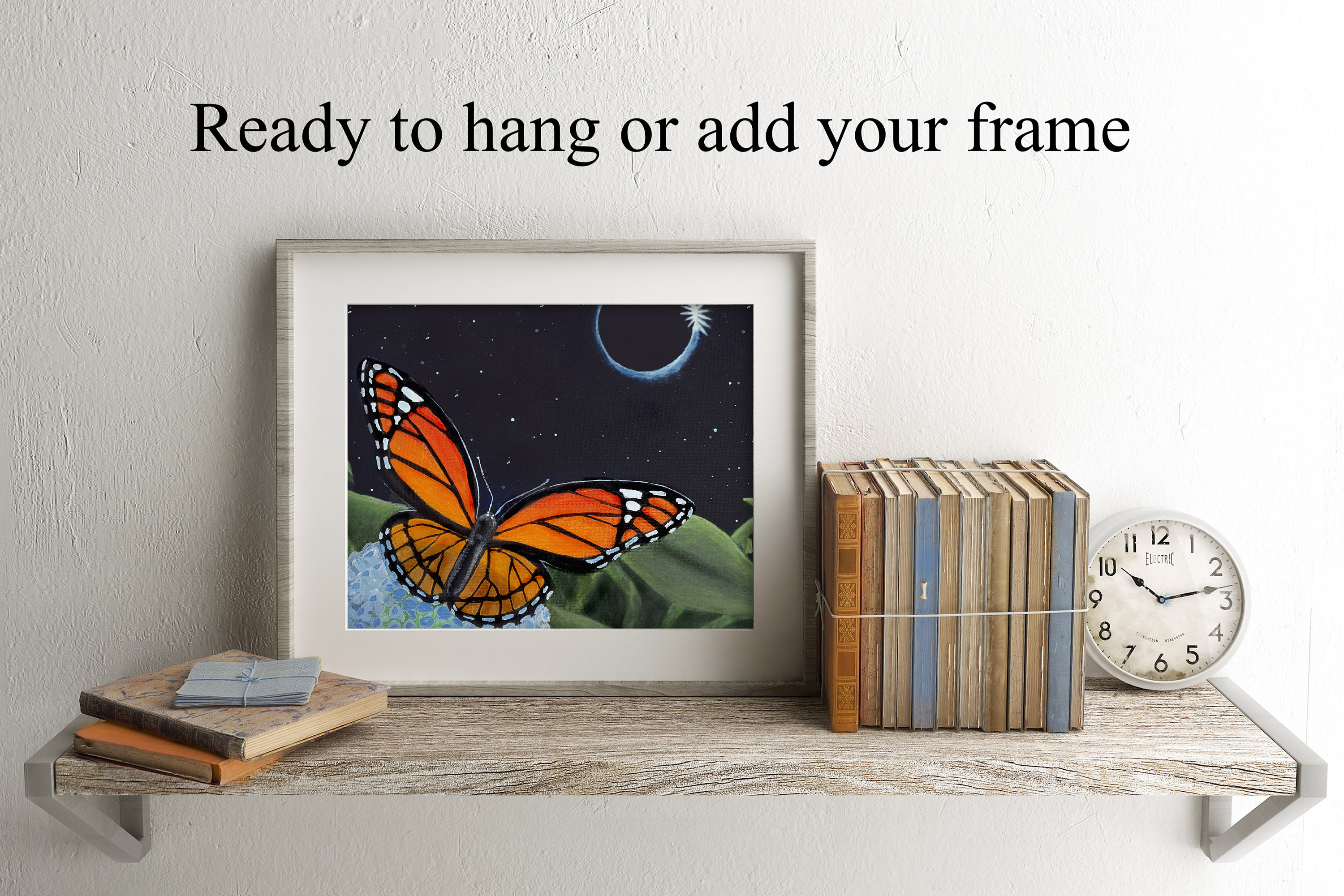 Monarch Butterfly Poster, Framable Print, Butterfly Picture, Solar ...