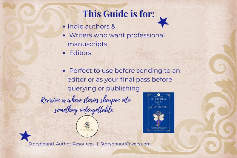 Self Editing Guide for Fiction Writers | Manuscript Revision Resource ...