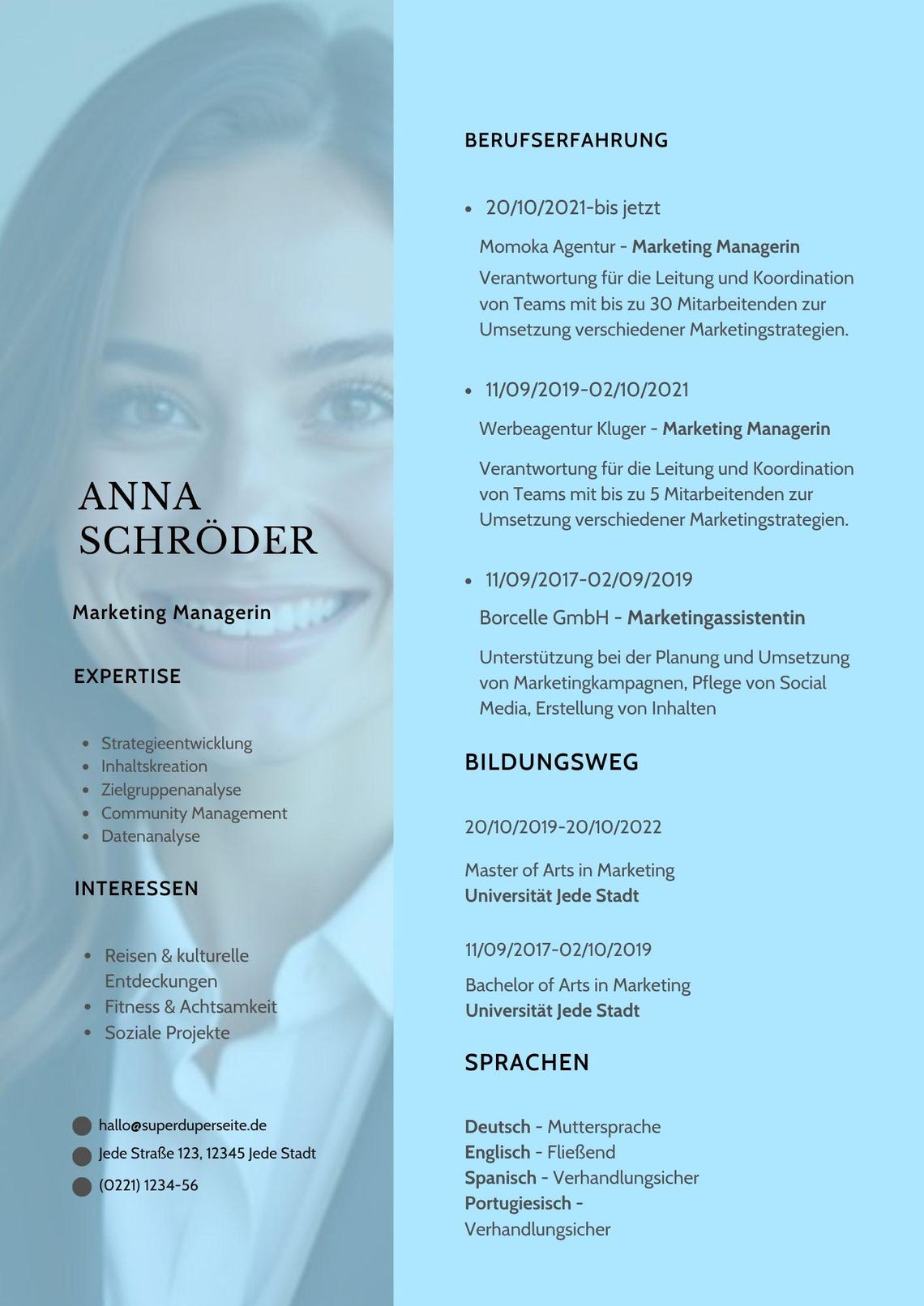 CV Templates - Etsy