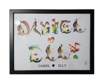 Hand Painted Name | Etsy