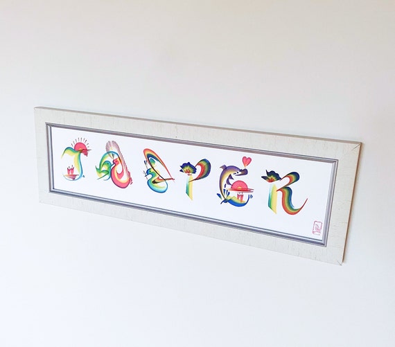 Hand Painted Name Art