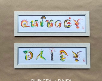 Name Art - Etsy