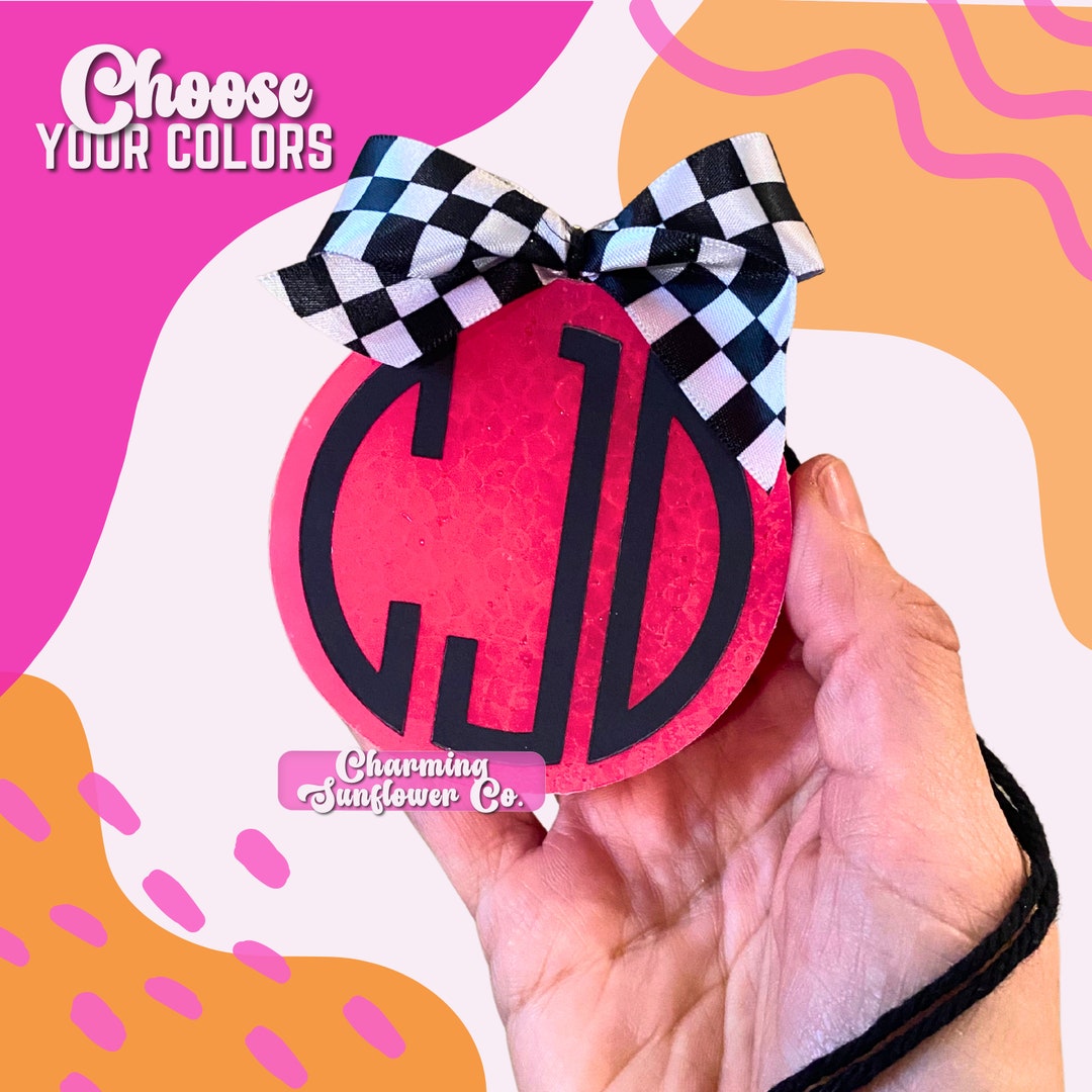 Monogram Freshie // Initials // Monogram // Customize // Air Freshener ...