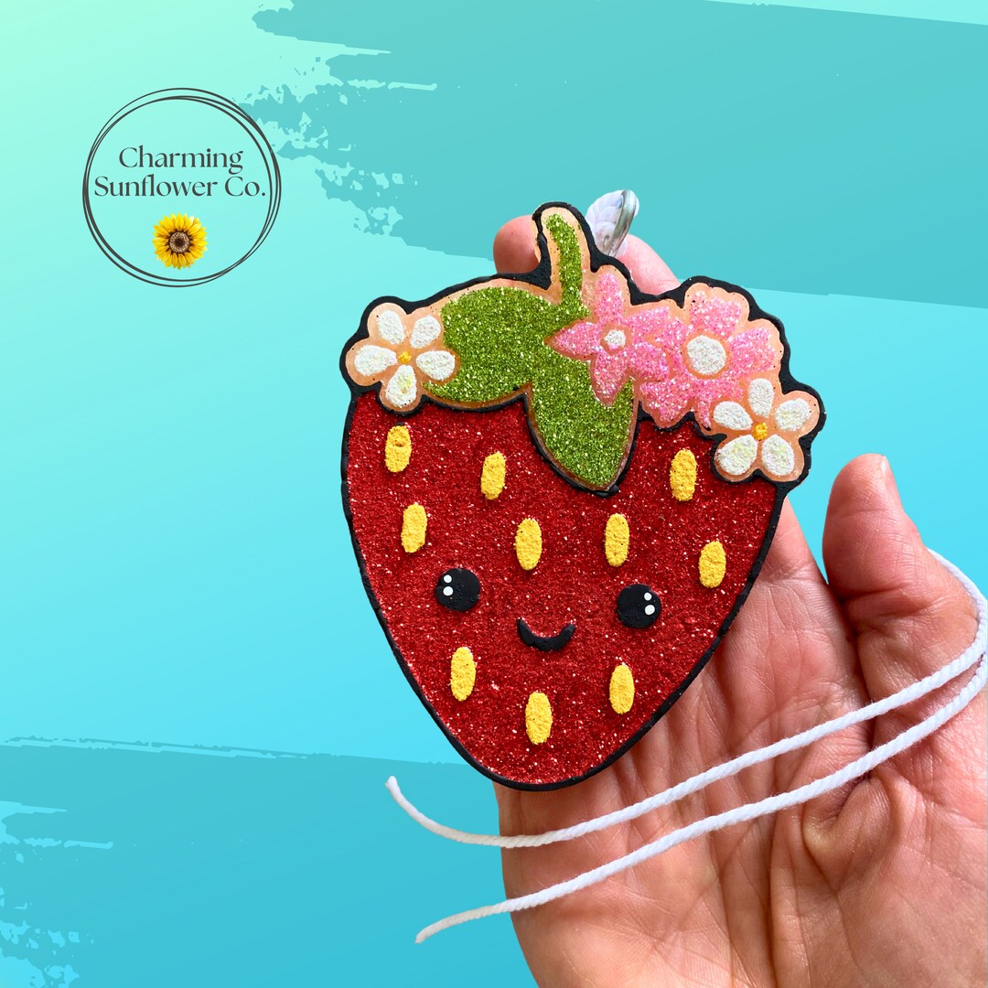 Strawberry // Strawberry Freshie // Cute Freshie // Summer Freshie ...