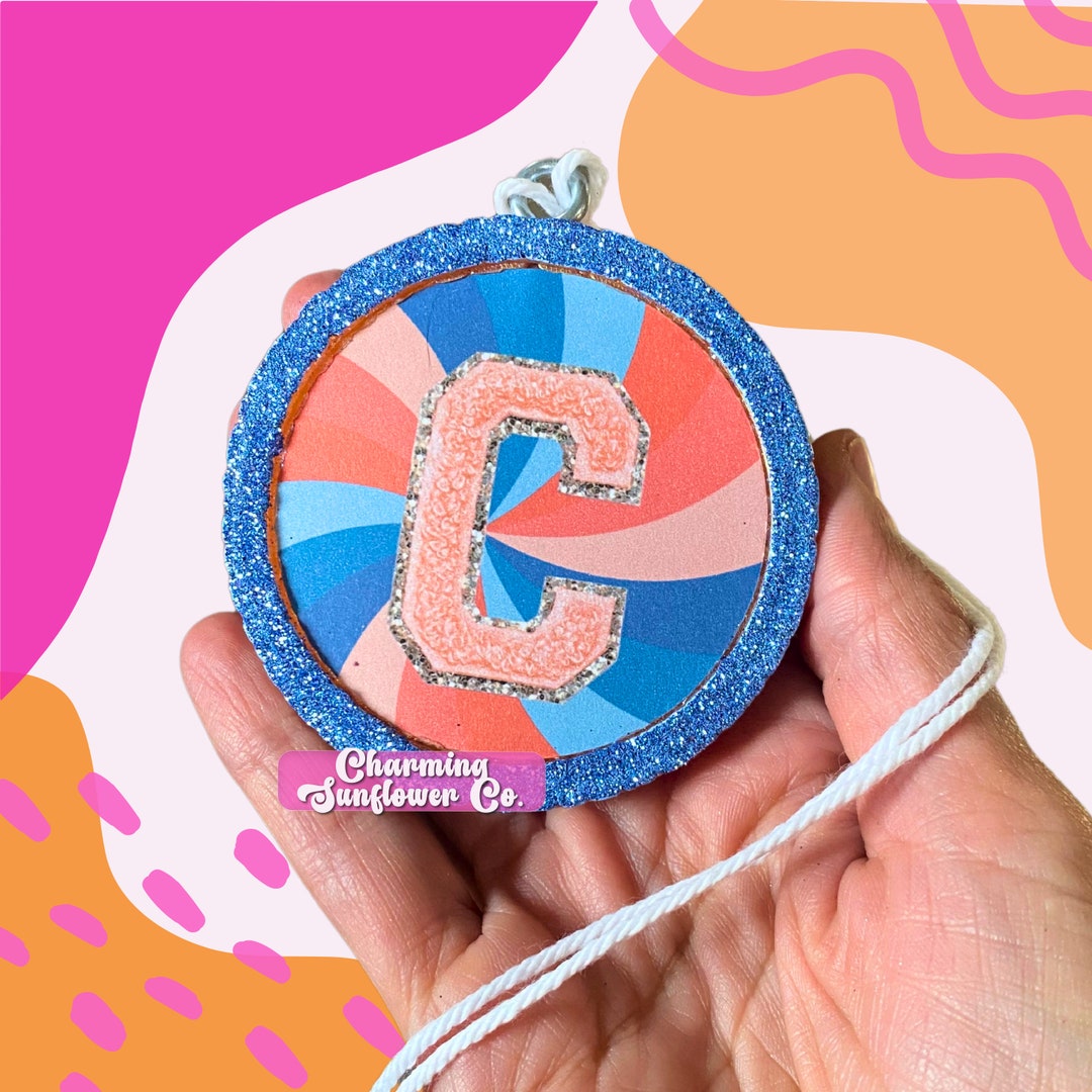 Peach Monogram // Retro // Letter Freshie // Monogram // Initial ...