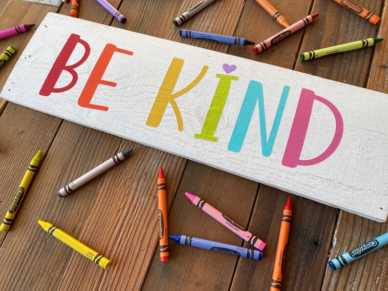 Be Kind // Kindness Sign // Kind // Classroom Decor // Kid | Etsy