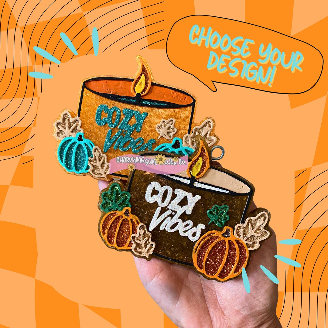 Candle Freshie // Cozy Vibes // Fall Freshie // Pumpkin // Air ...