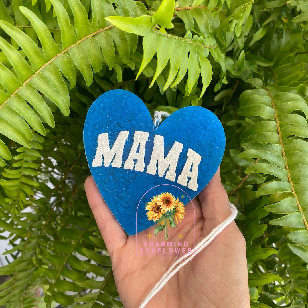 Mama Varsity Heart Freshie - Etsy