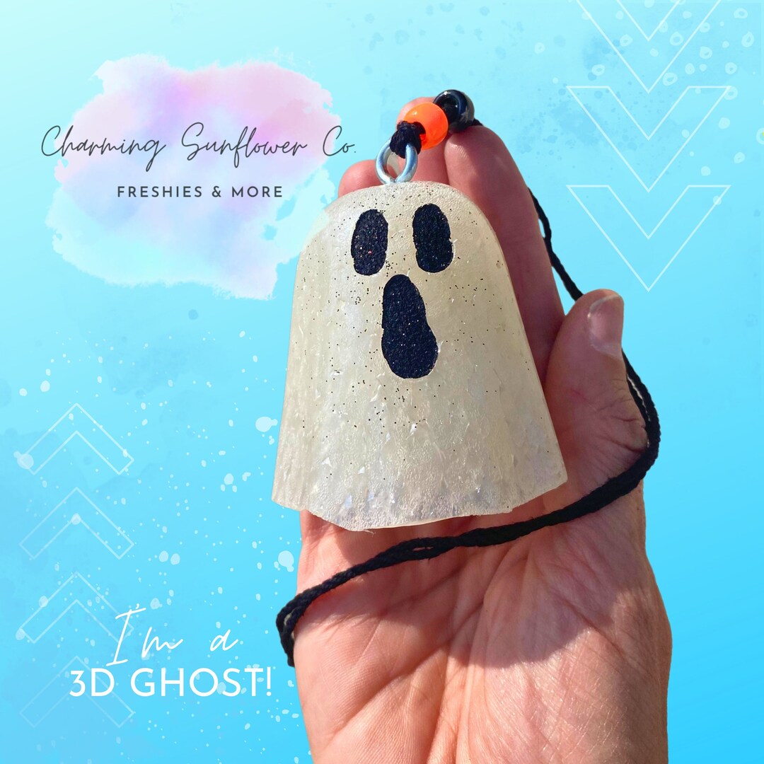 3D Ghost // Ghostie // Ghost Freshie // Halloween Freshie // Cute Ghost ...