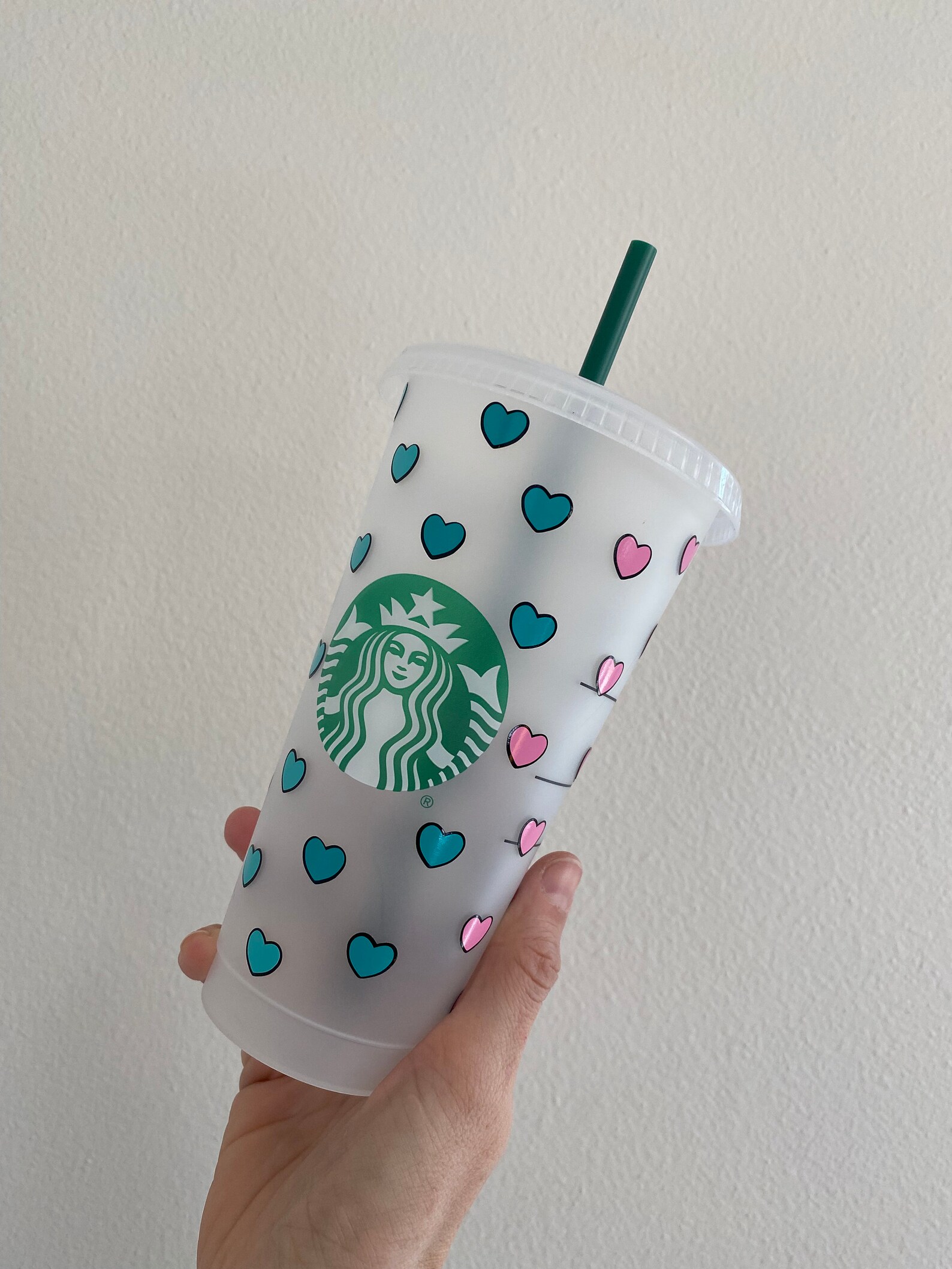 Heart // Preppy Heart // Preppy Cup // Preppy // Starbucks | Etsy