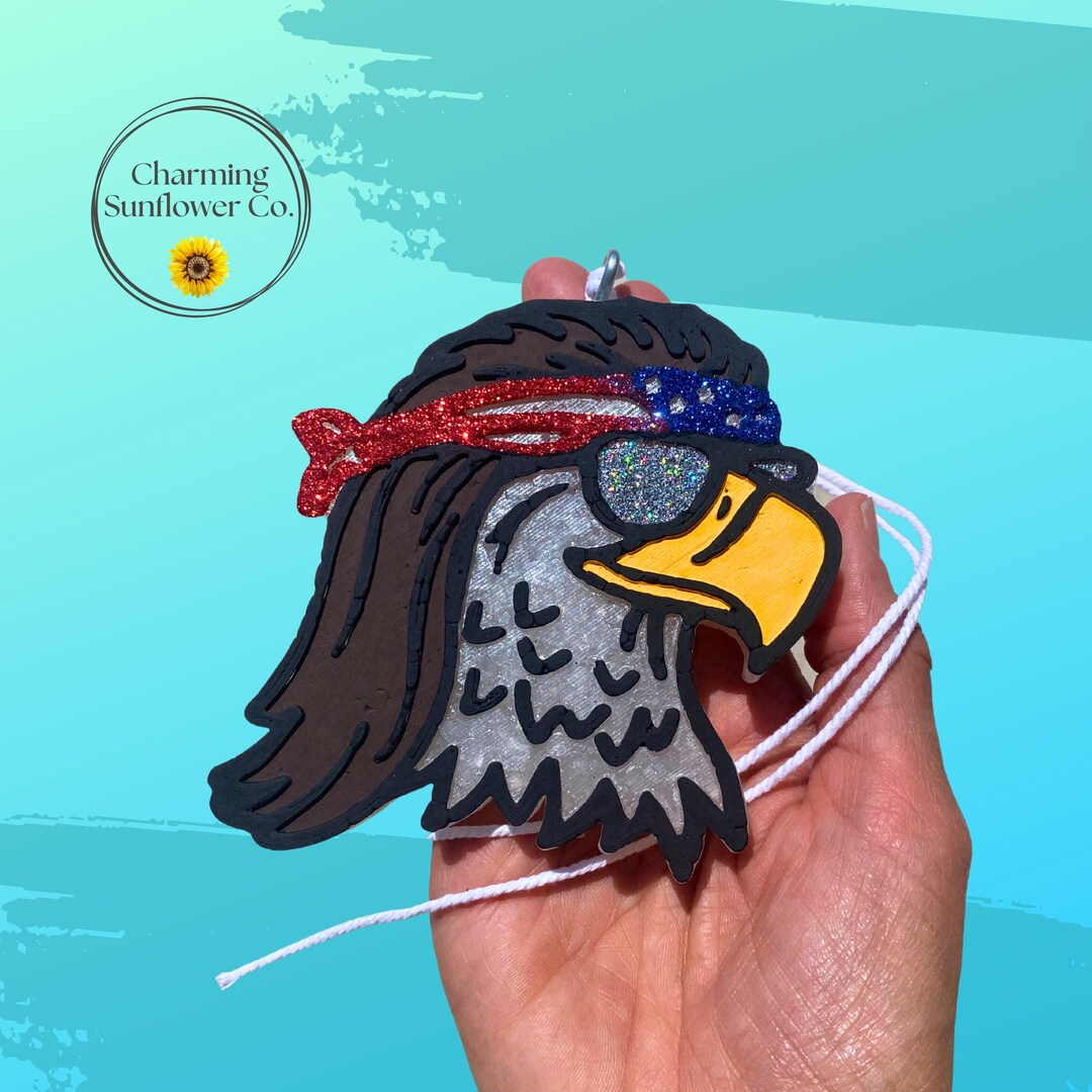 Eagle Freshie // 'merica // Funny Freshie // Air Freshener // Car Scent ...