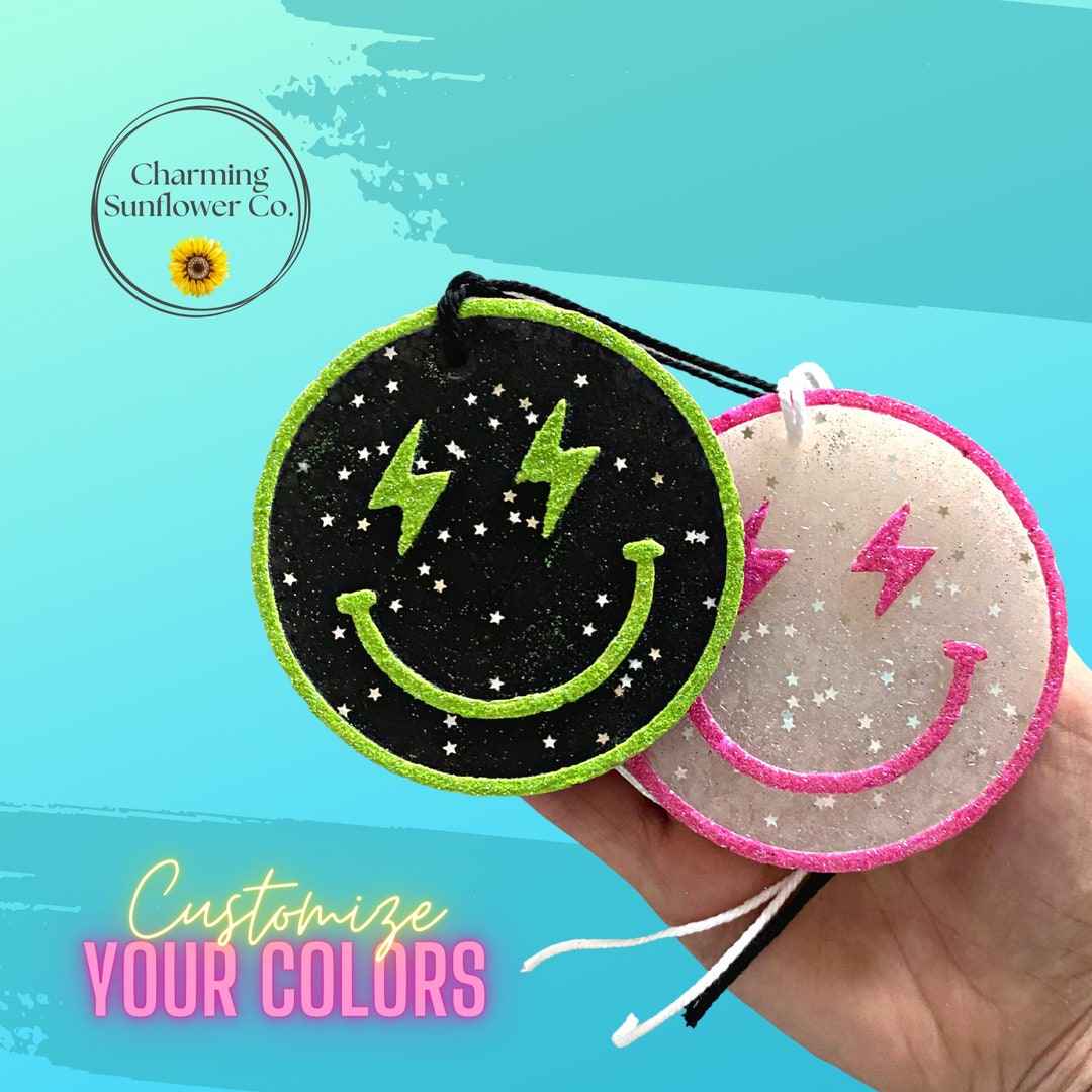 Sparkle Stars // Glam Smiley // Glitter // Smiley Freshie // Air ...