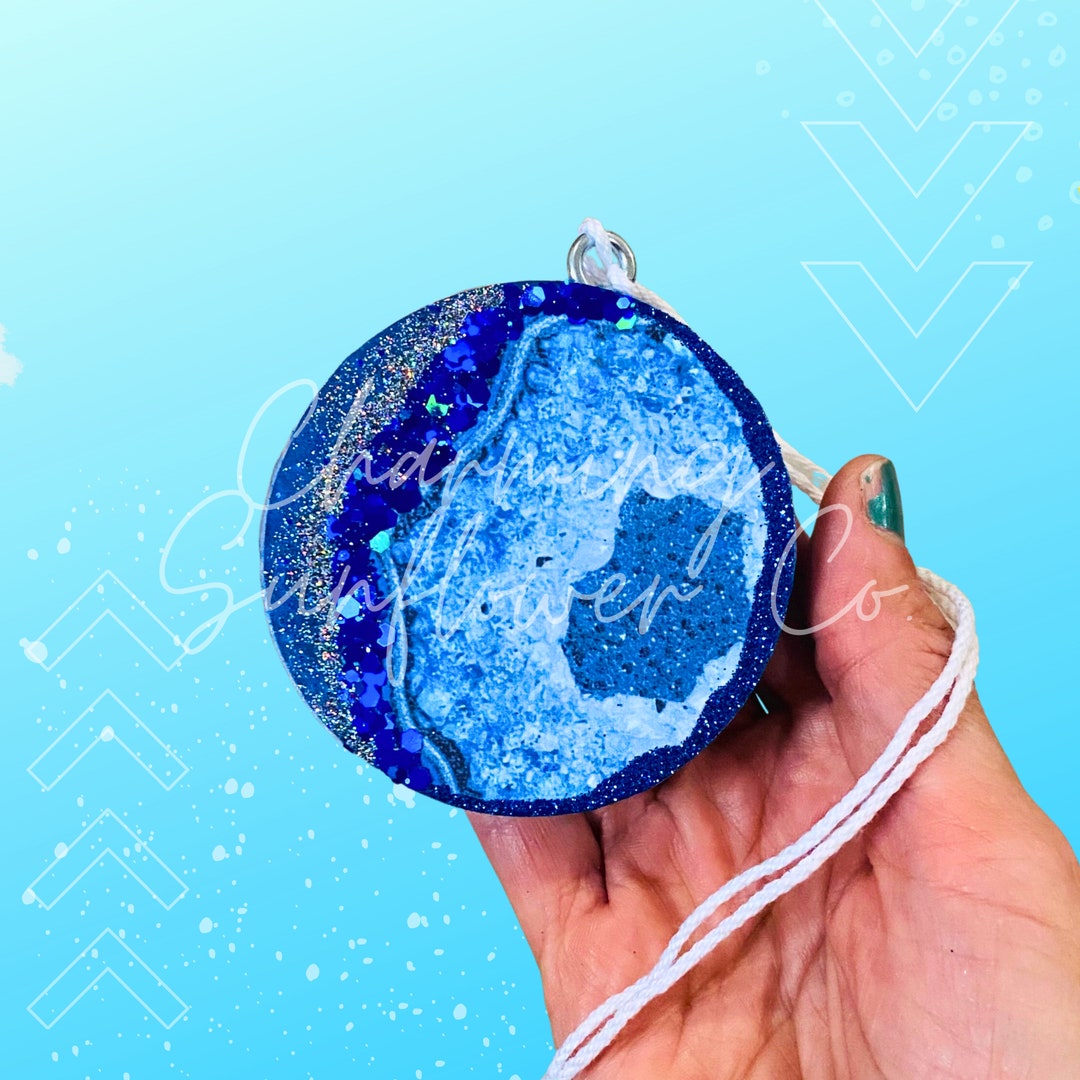 Blue Geode // Geode Agate Freshie // Freshie // Air Freshener // Car ...