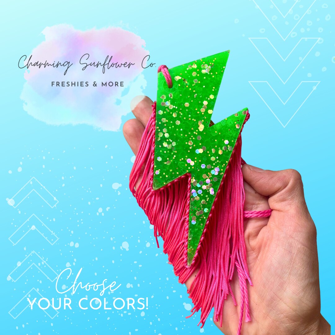 Lightning Bolt // Fringe // Good Vibes // Choose Your Color // Neon ...