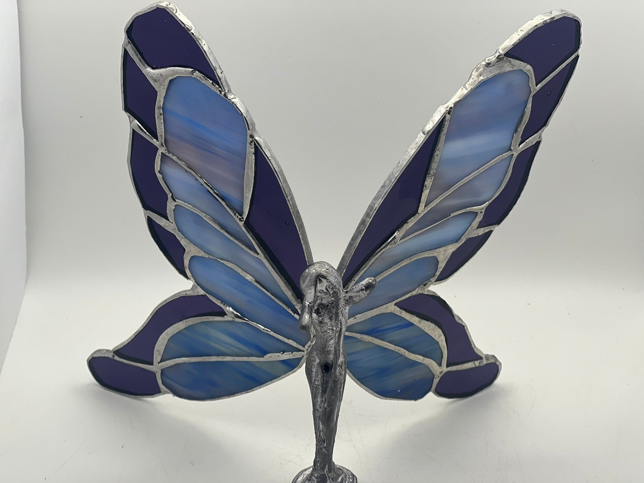 Lead Casting Butterfly Lady Figure and Wing Pattern for Stained Glass ...