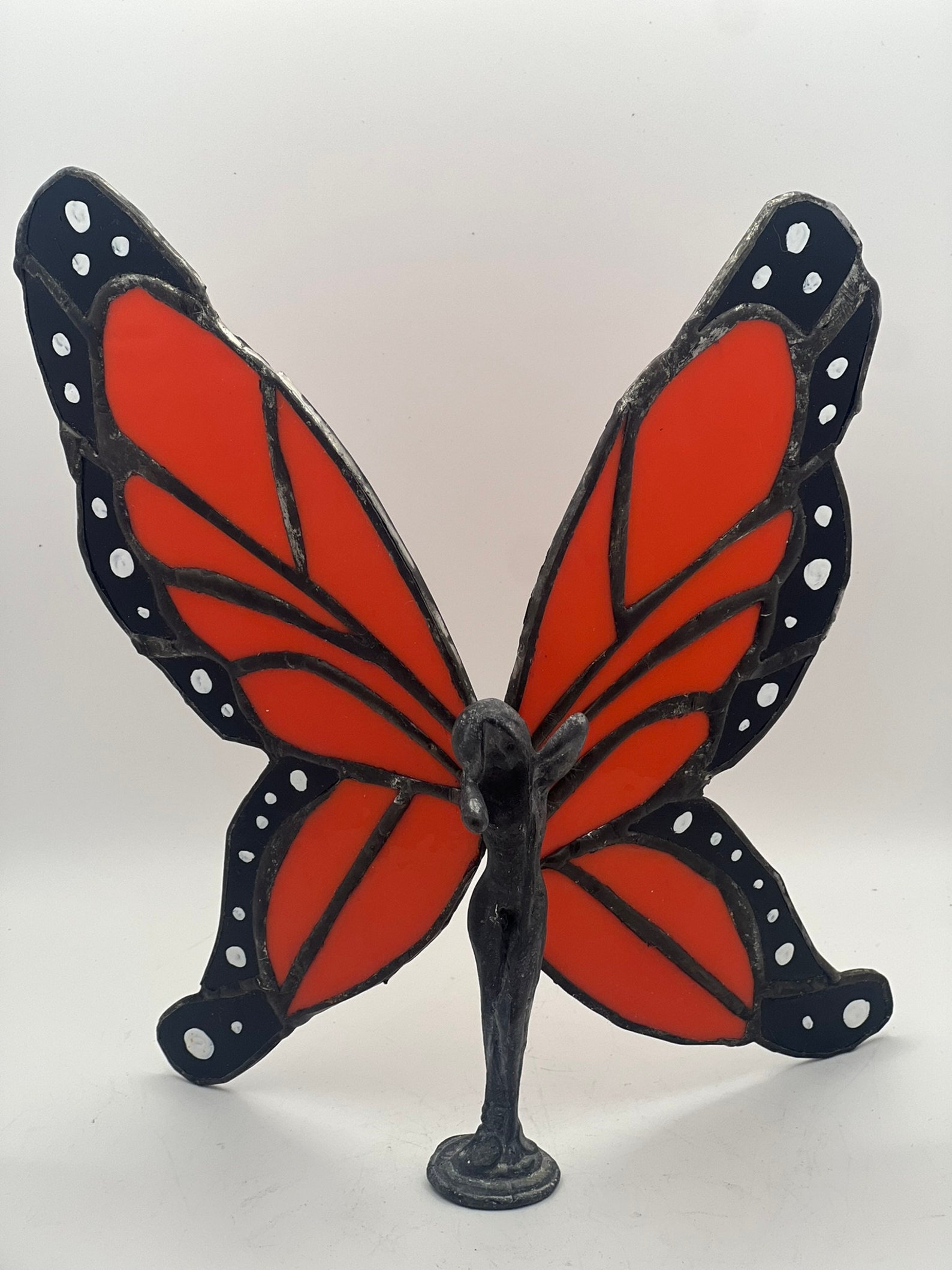 Lead Casting Butterfly Lady Figure and Wing Pattern for Stained Glass ...