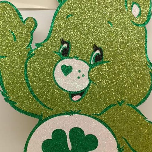 Good Luck Care Bear Green Bear Lucky Carebear - Etsy