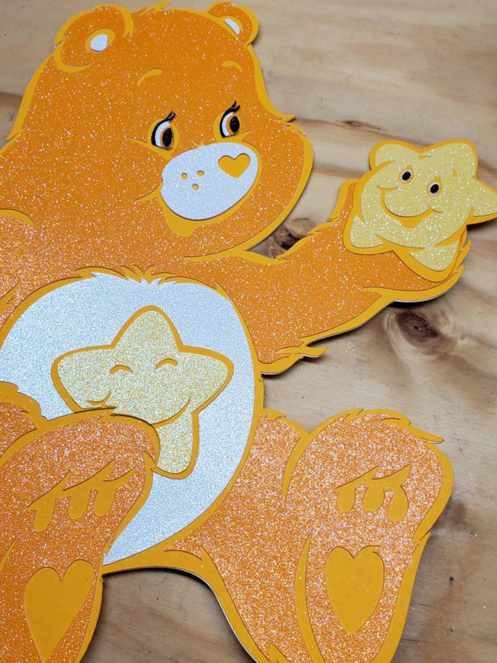 Laugh a Lot Care Bear Orange Care Bear Star Care Bear - Etsy