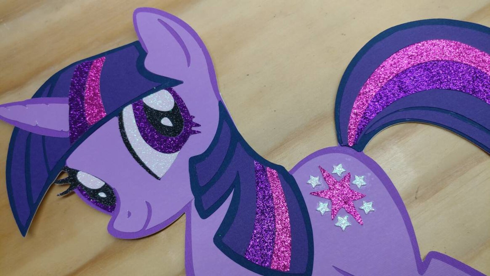 Purple Pony Cut Out, Pony - Etsy