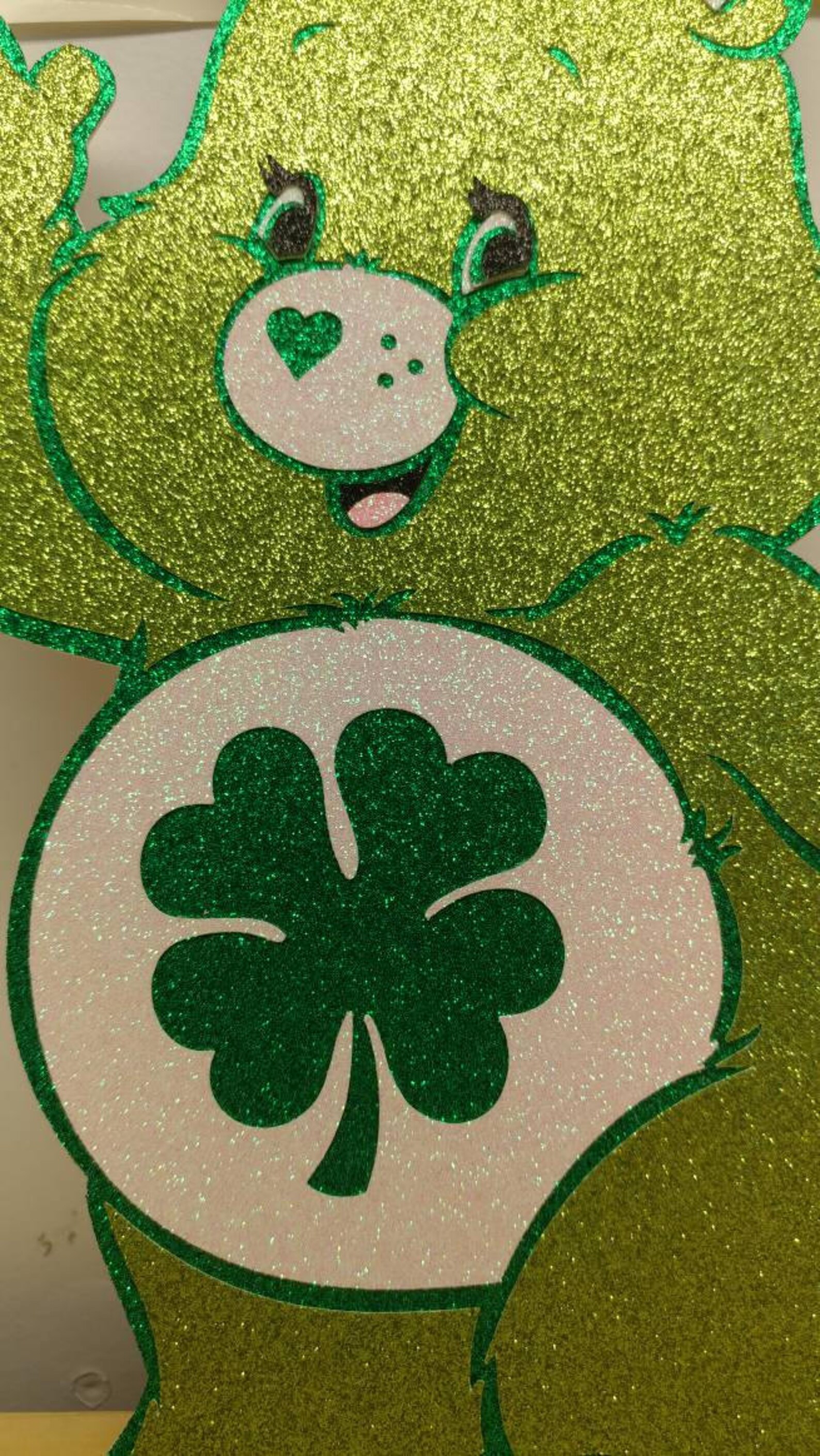 Good Luck Care Bear, Green Bear, Lucky Carebear - Etsy