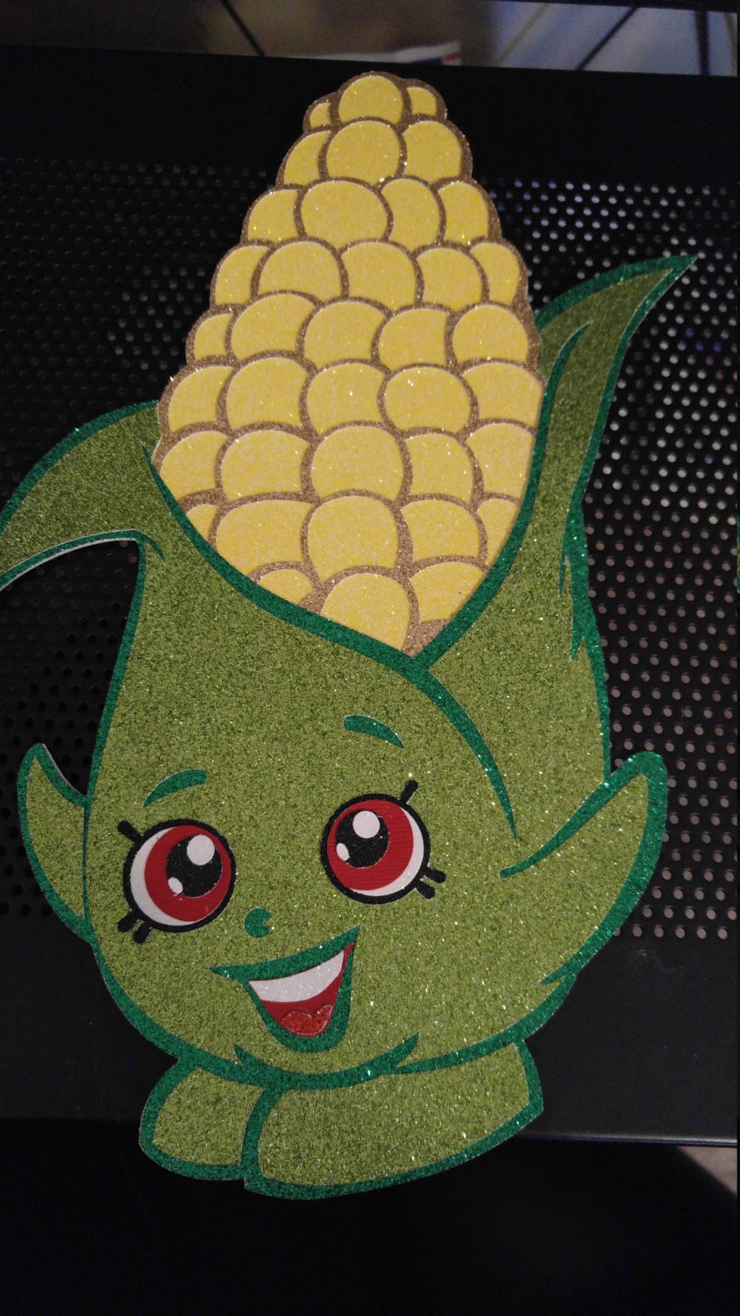 Corny Cob Corn on the Cob Glitter Wall Decor Shopkins - Etsy