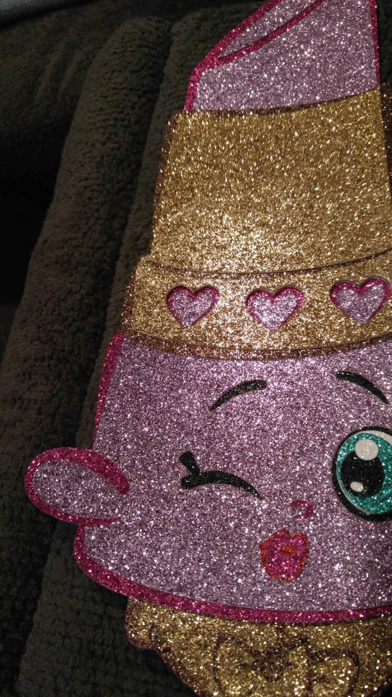 Lippy Lips Shopkins Party Decorations Wall Decor Glitter Etsy