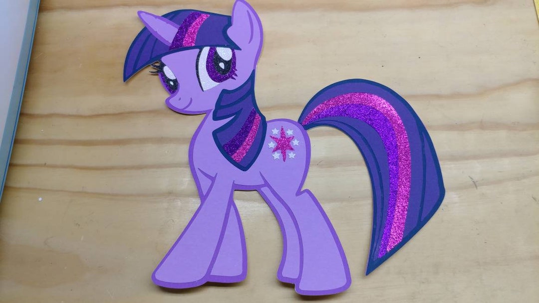 Purple Pony Cut Out, Pony - Etsy