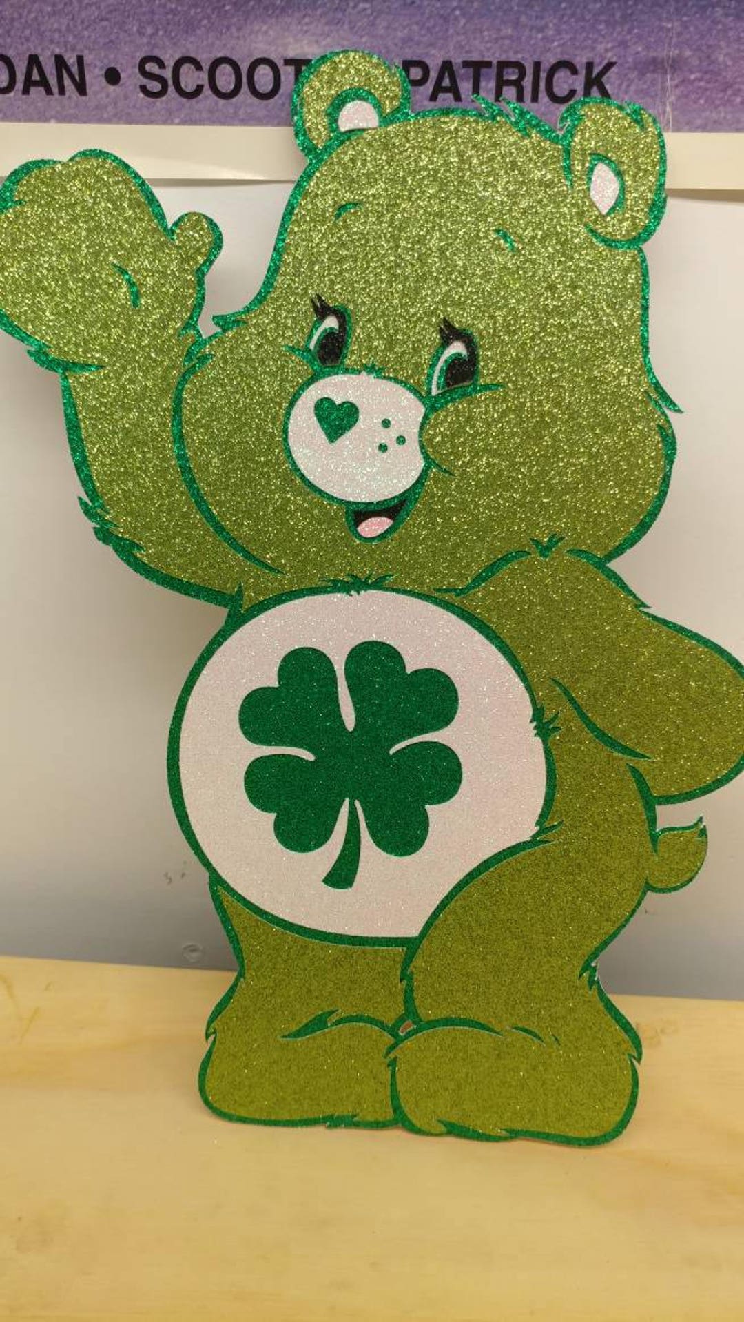 Good Luck Care Bear, Green Bear, Lucky Carebear - Etsy