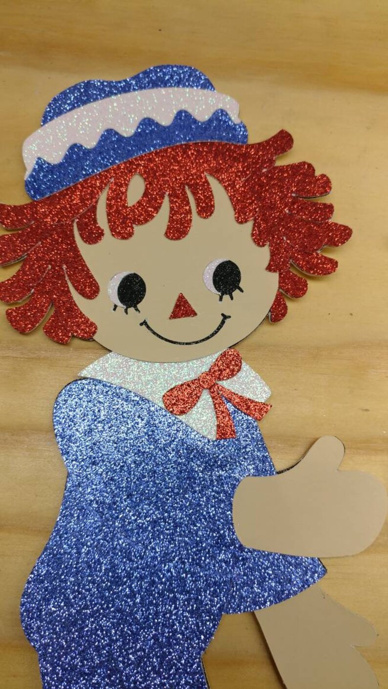 Raggedy Ann Rag Dolls Rag Doll Couple Cutouts - Etsy