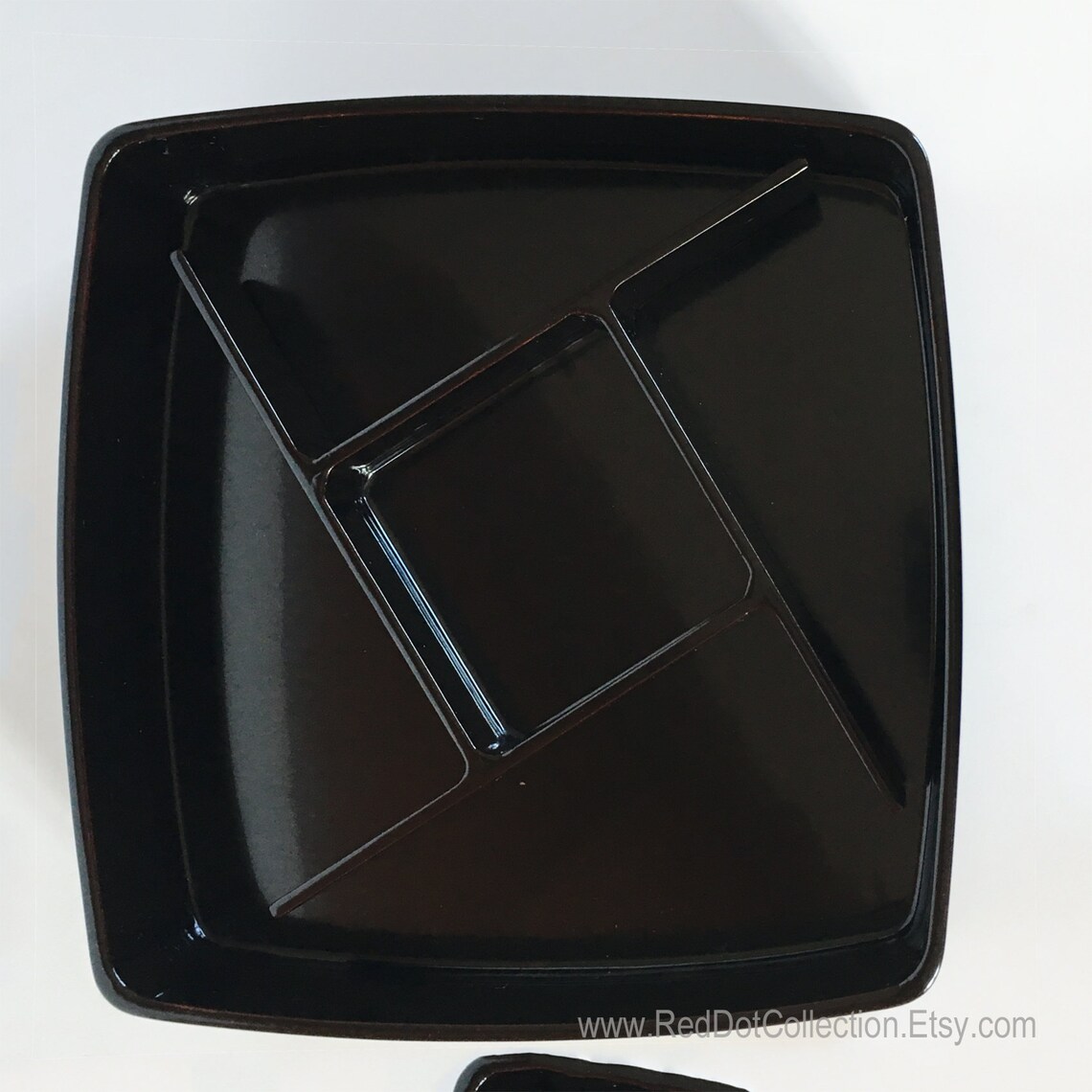 UNIQUE MODERN Japanese Bento Box. Modern Abstract Lacquerware. | Etsy