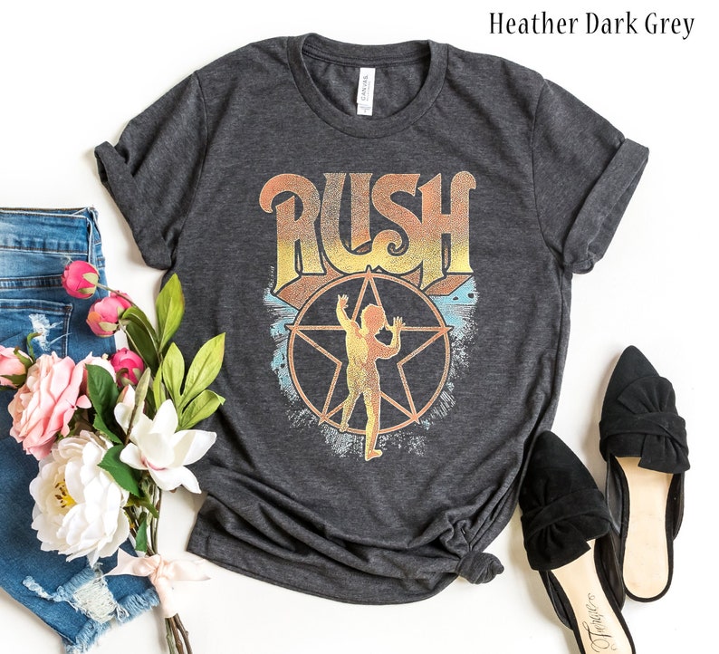 Vintage Rush T-shirt, Rush Shirt, Rush Heavy Metal T-shirt, Rock and ...