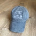 Cat Mom Hat Crazy Cat Lady Hats for Cats Monogrammed Hat - Etsy