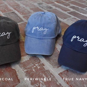 Pray Hat, Religious Hat, Hat With Pray, Wedding Gift, Monogram Cap ...