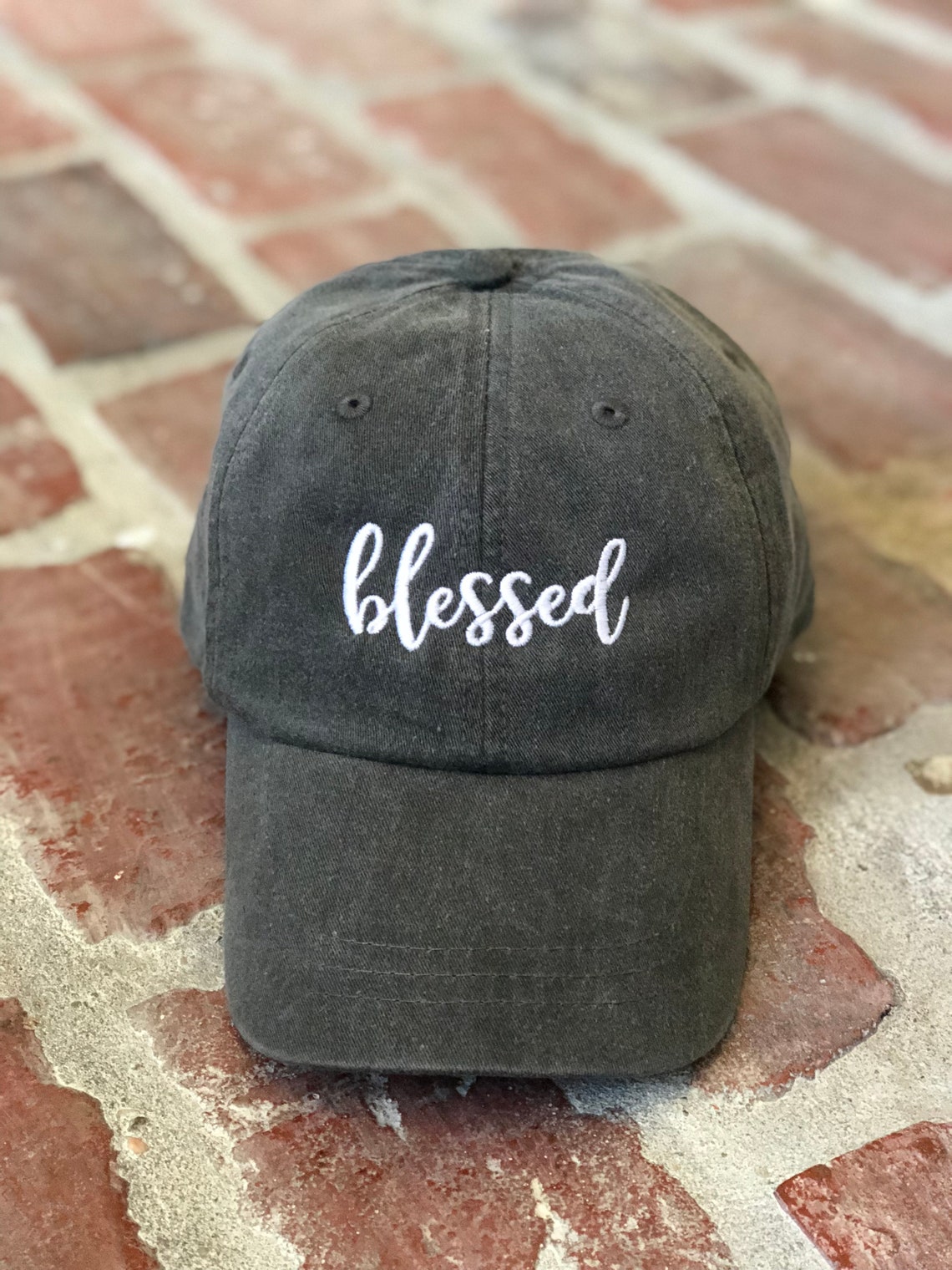 Blessed Hat Religious Hat Monogram Ball Cap Monogrammed - Etsy