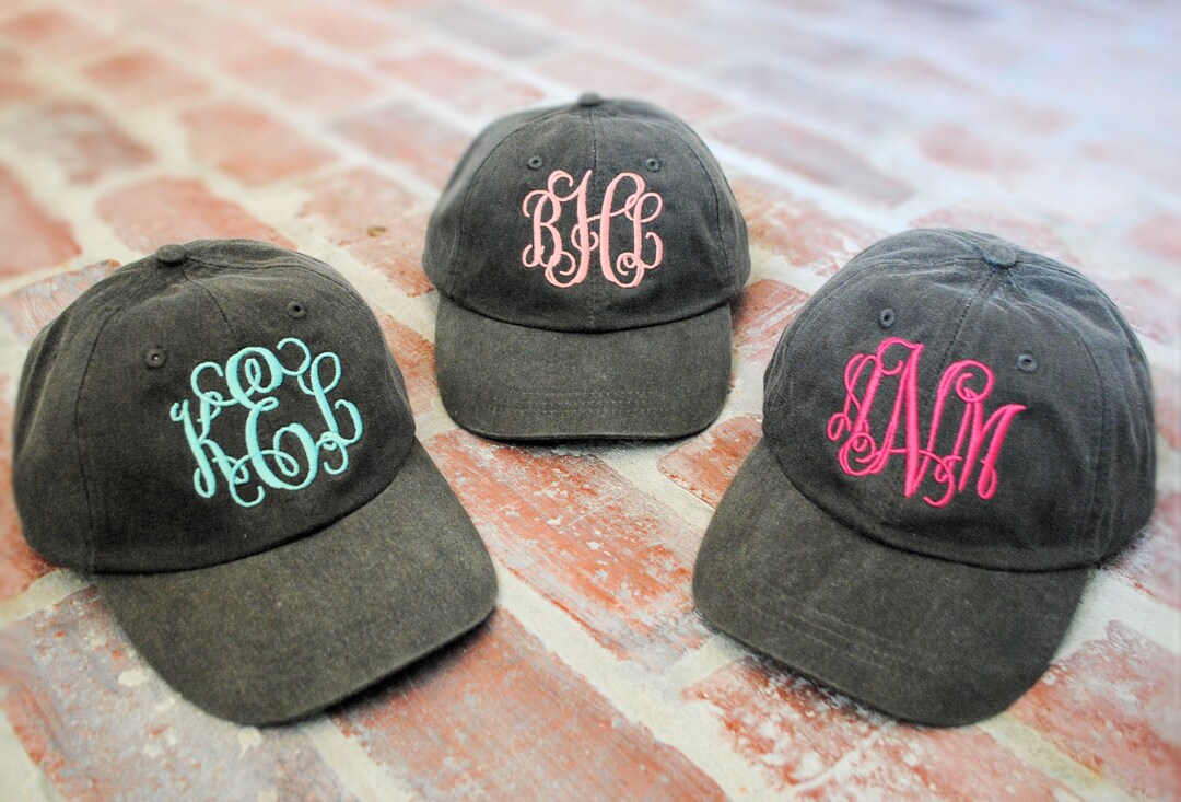 Monogram Hat | Monogram Baseball Hat | Womens Hat | Monogrammed Hat ...