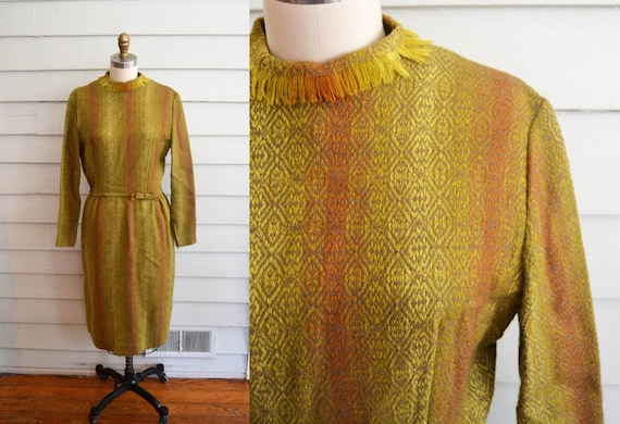 vintage 1960s Jonathan Logan dress / Large long sleev… - Gem