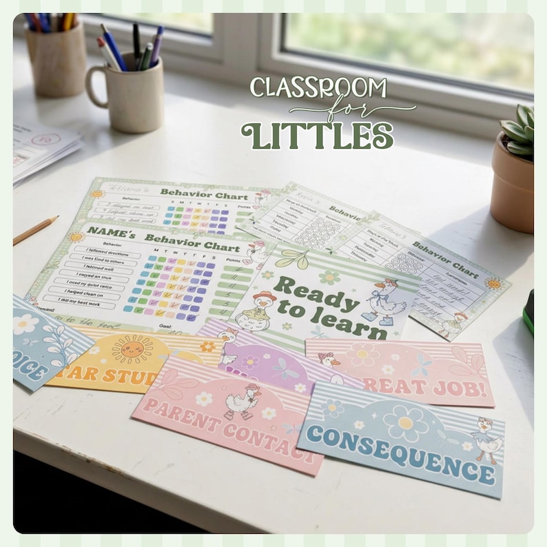 Goose Collection Behavioral Charts Bundle, Classroom Management ...