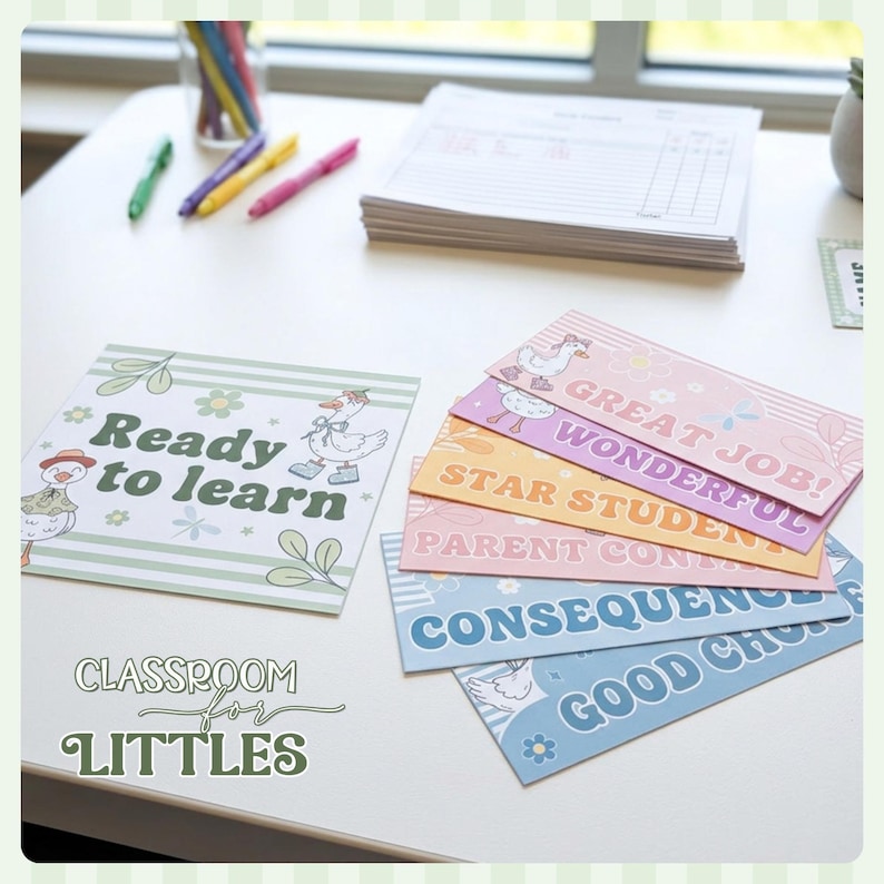 Goose Collection Behavioral Charts Bundle, Classroom Management ...