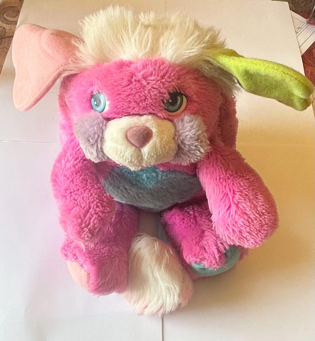 1985 Large Pink Popple Stuffed Toy - Etsy