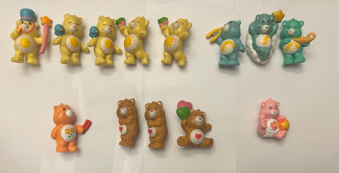 Original 1983 Care Bear 2” Figurine Lots - Etsy