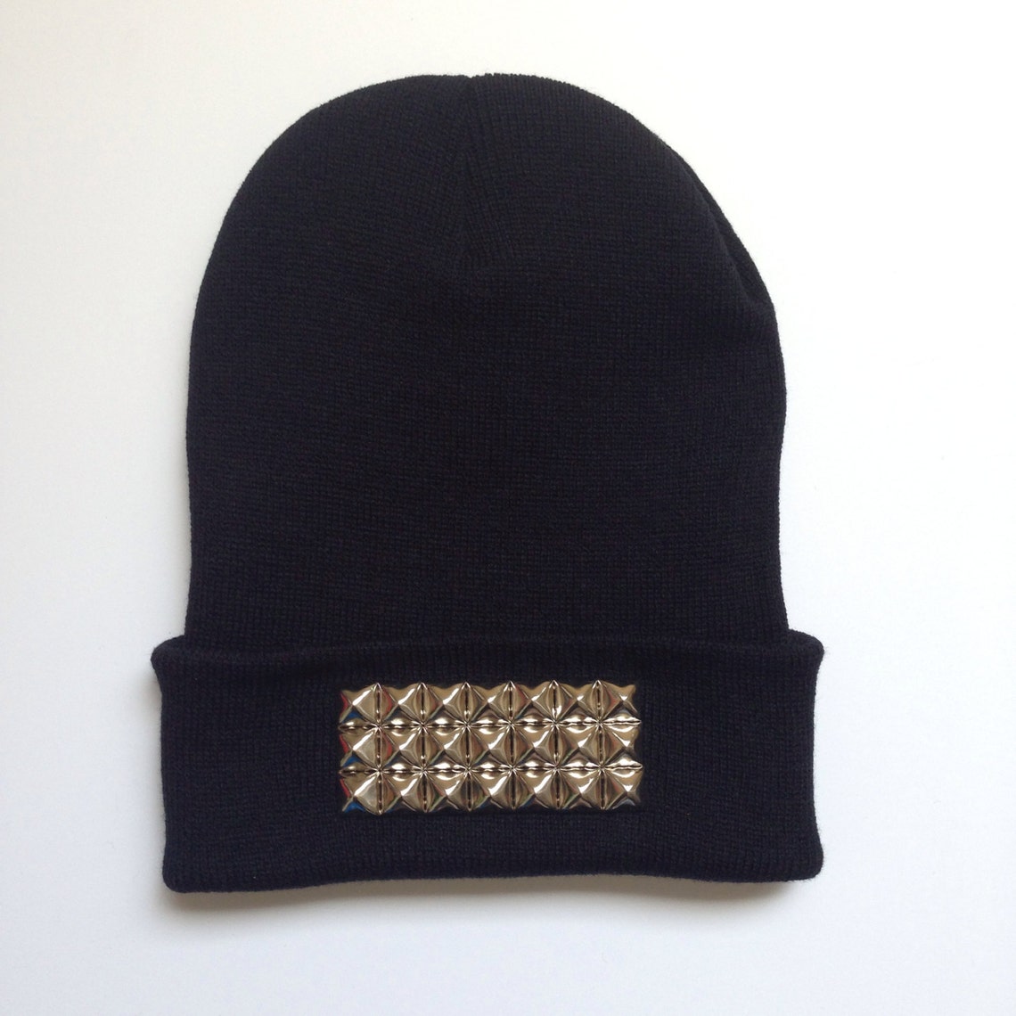 Studded Beanie Hat CHOOSE Stud Design & Color - Etsy